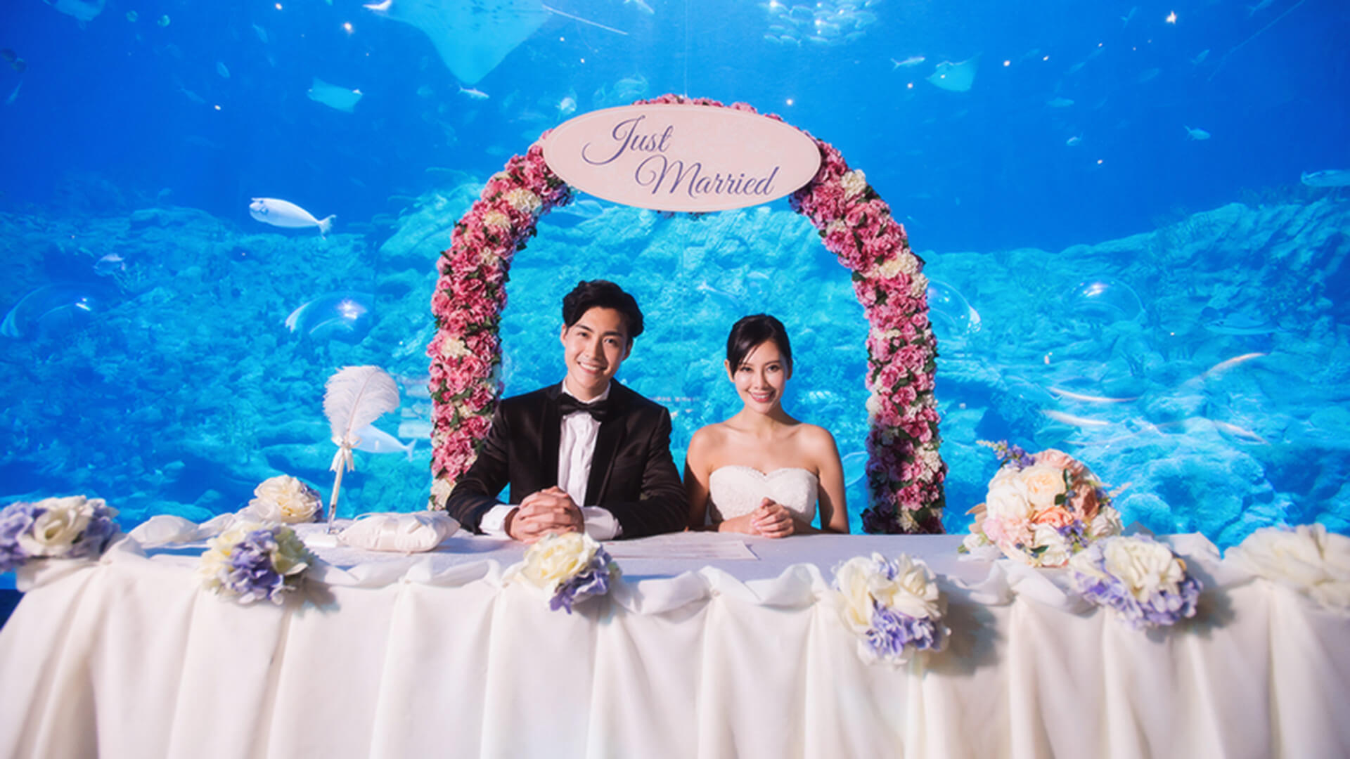 Ocean World Wedding Trang Underwater Wedding Festival' In The Andaman